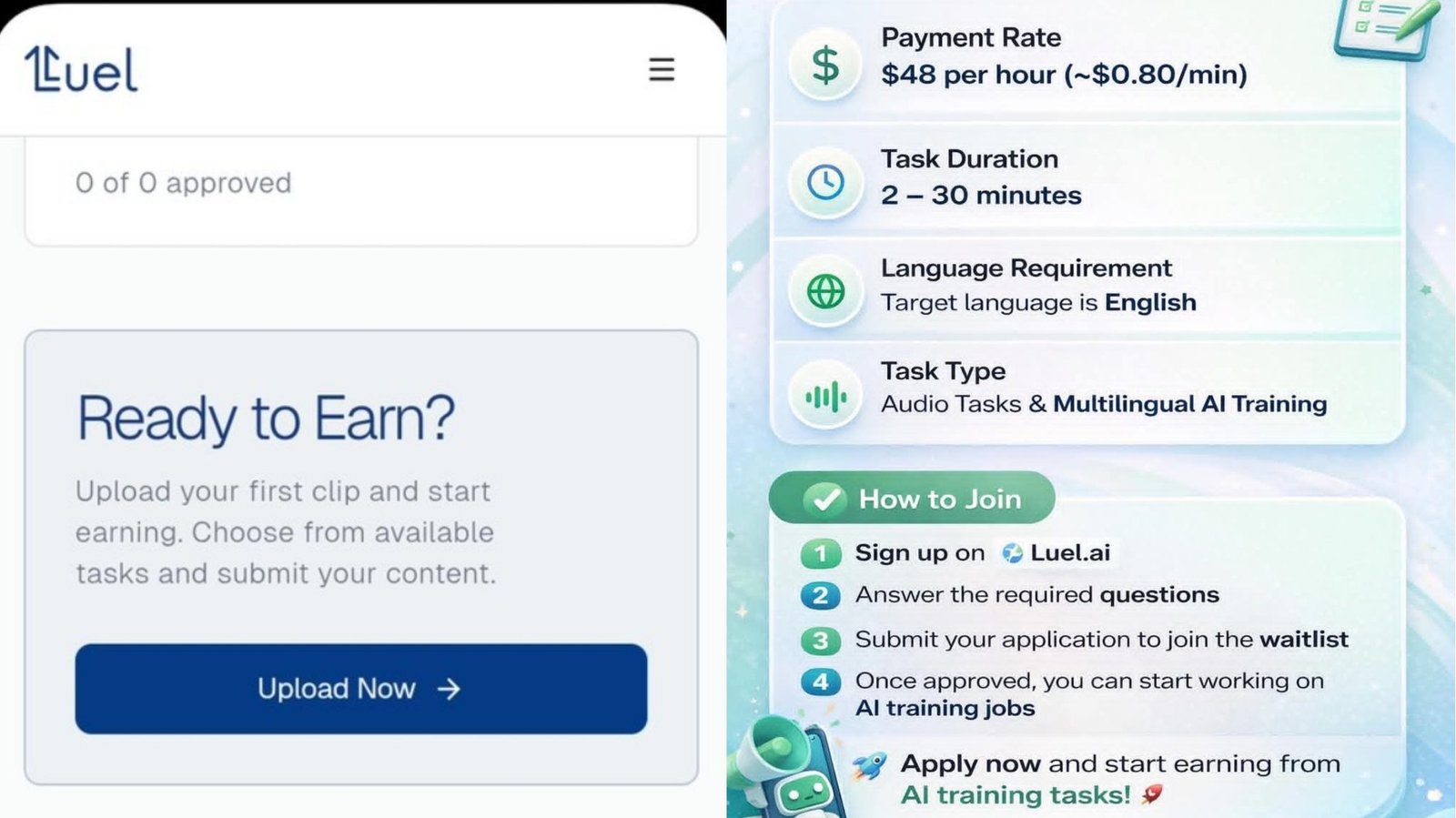 Luel AI Review: How It Works? Earn By Uploading Videos - Daily Funds Blog